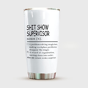 105Centuria Personalized Shot Show Supervisor Meaning Coffee Tumbler, Shotshow Supervisor Cup, Welcome To The Shotshow, Shot Show Supervior Mug, Shot Show 20oz Tumbler With Lid (White 2)
