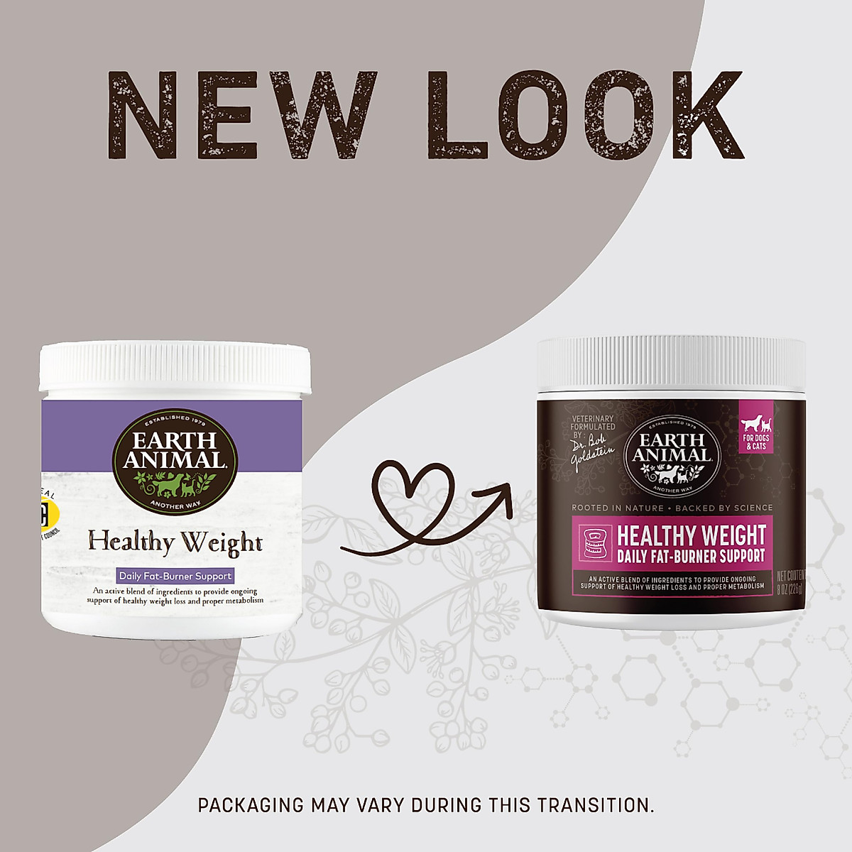 Earth Animal Healthy Weight Nutritional Supplement for Dogs & Cats | Made in The USA with Natural Ingredients | 8 oz