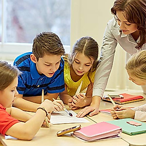 Outus Bamboo Brush Shape Ballpoint Pen Novelty Retractable Paintbrush Ink Pens for Art Activities and School Stationery, Christmas Halloween Near Year Present (10 Pieces)