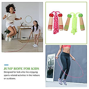 INOOMP 6 pcs cartoon skipping rope jump rope fitness jump rope jump rope for kids workout jump rope kids exercise ropes kids jump Rope Fitness Jumping Rope Exercise Jumping Rope