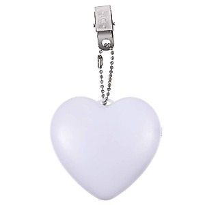 SOLUSTRE Purse Light Handbag Light Heart Shape LED Activated Night Light Women Girls Handbag Accessories White