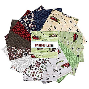 Tara Reed Barn Quilts 10 Stacker 42 10-inch Squares Layer Cake Riley Blake Designs 10-11050-42, Assorted