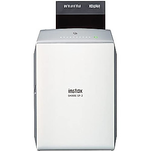 Fujifilm Instax Share SP-2 Portable Smartphone Printer (Silver) Creative Photo Printer Kit Deluxe Party Planner Bundle with (40) Instax Mini Films + Spare Battery and Charger + More
