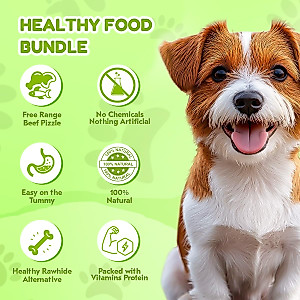 FURFUEL Braided Bully Sticks for Dogs, (3 Count, 12 Inch) Natural Long-Lasting Dog Chew for Large, Medium & Small Breeds, Perfect for Training & Sensitive Stomachs