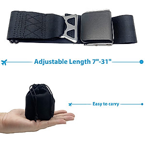 Airplane Seat Belt Extender, Seatbelt Extender Adjustable 7-31" for Southwest Airlines Except 737-8001737MAX8