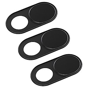 INT'L Flyer Webcam Cover Slide [3-Pack], 0.027 Inch Ultra-Thin Metal Material, Suitable for Laptops, Tablets and Mobile Phones, Refuse Spying, Privacy Protection