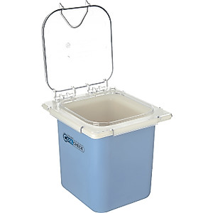 Carlisle FoodService Products CFS CM10318Z07 Coldmaster EZ Access Lid, 1/6 Size, 0.9" Height, 7" Width, 6.5" Length, Polycarbonate (PC), Clear (Pack of 2)