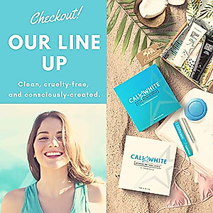Cali White Vegan Teeth Whitening Pen, 35% Carbamide Peroxide Gel, Made in USA, Instant Natural Whitener, Convenient Brush for On The Go Use, Professional Results, Sensitive Smile Safe, Organic Mint