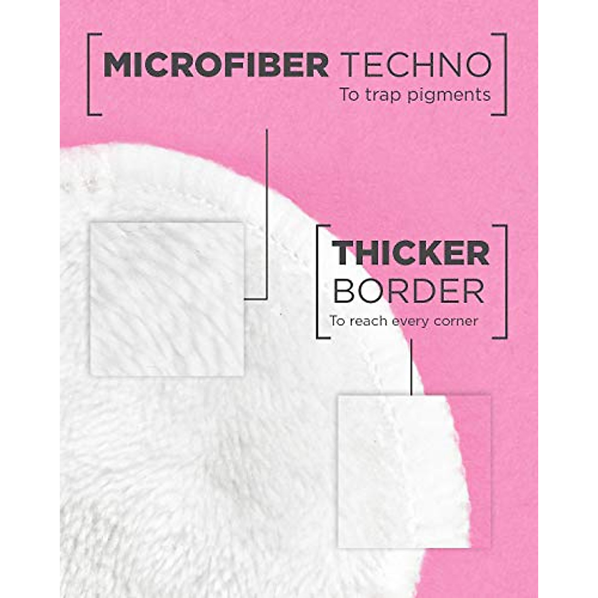 Garnier SkinActive Micellar Cleansing & Makeup Remover Eco Pads, Ultra-soft Reusable Microfiber Pad, 3 Count (Packaging May Vary)