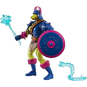 Masters of the Universe Masterverse Action Figure, Pig-Head Toy Collectible with Articulation & Accessories, 7 inch