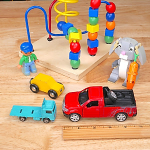 4 Pack Pickup Trucks - Red Blue White Black