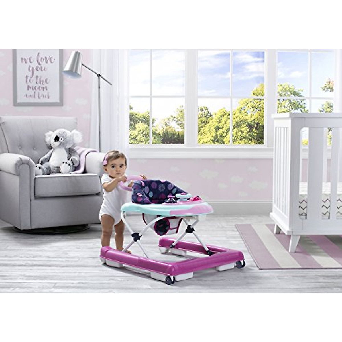 Delta Children First Exploration 2-in-1 Activity Walker, Orbit