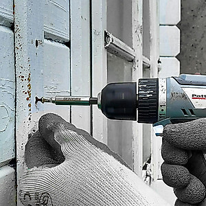 Geinxurn 9Pc Cr-V Screwdriver Bit Holders, Extension Socket Drill Bit Magnetic Holder Hex Shank Quick-Change Drill Bit Guide (2.5”3”6”)