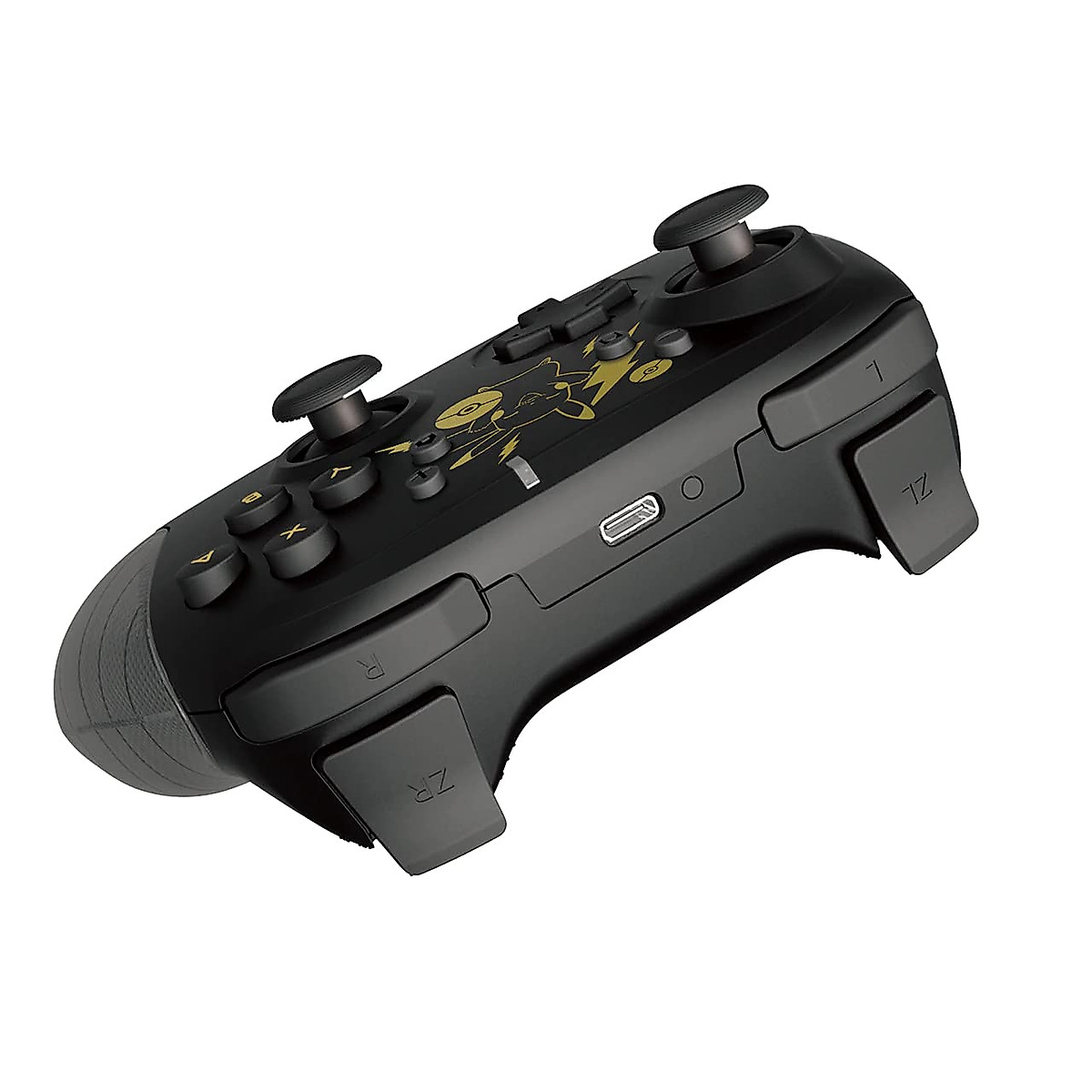 Hori Nintendo Switch Wireless HORIPAD (Pokemon: Black & Gold Pikachu) By - Officially Licensed By Nintendo and the Pokemon Company International - Nintendo Switch
