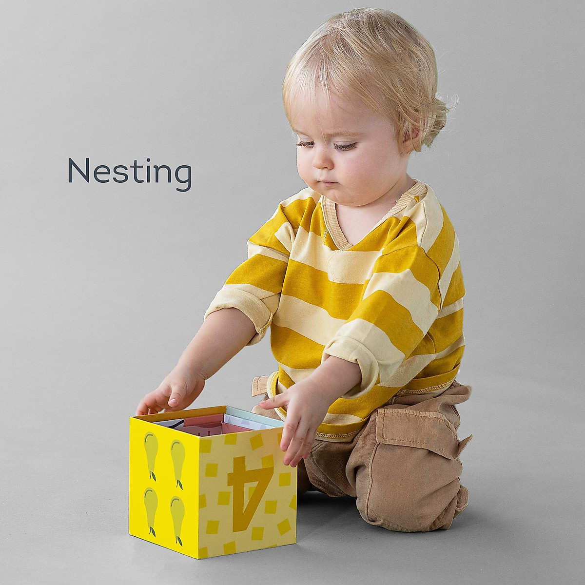 Taf Toys Savannah Sort & Stack for Infants & Toddlers, Perfect for Stacking, Nesting, Sorting, Counting & Learning Colors & Shapes. Educational Toy for 12 Months & up