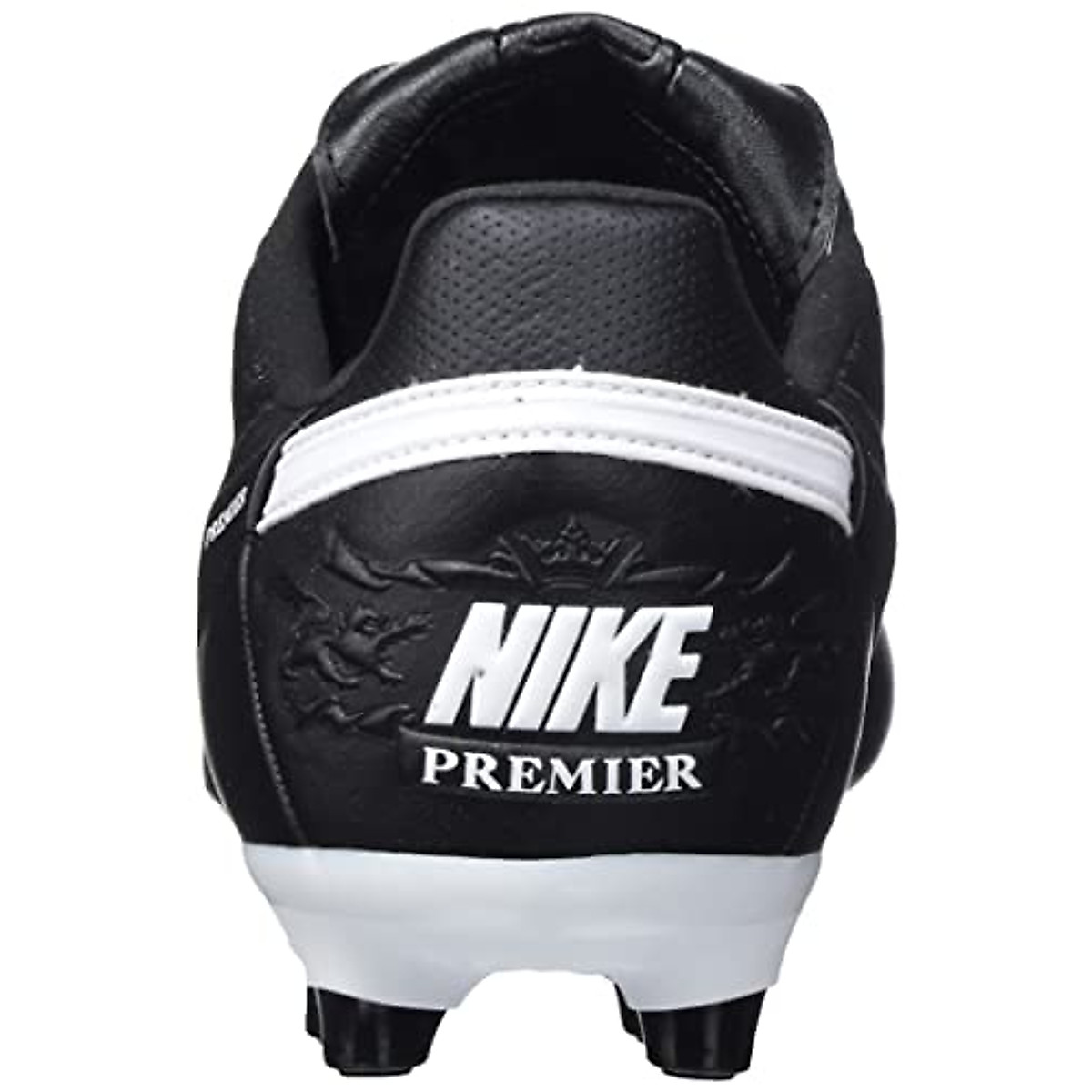 NIKE Men's Football Shoe, Black White, 7.5