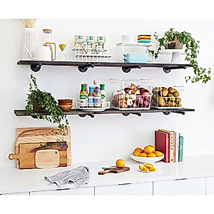 iDesign RPP Wire Medium Potato Storage Bin, Coconut