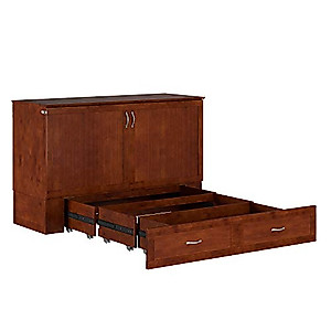 AFI Hamilton Murphy Bed Chest, Queen, Walnut