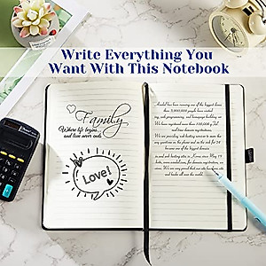 28 Pack Lined Notebook Journal Bulk A5 Hardcover Notebook PU Leather College Ruled Notepad 5.5 x 8.2 Inch Ruled Lined Journal Set With Pen Holder for School Business Work Travel Writing(Mixed Color)