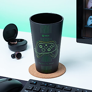 Paladone XBOX Drinking Glass - Officially Licensed Gaming Merchandise,415 milliliters
