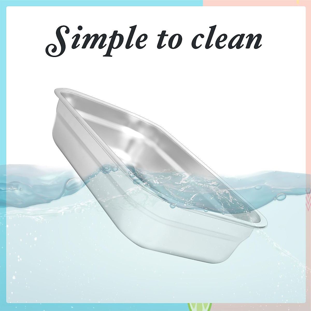 10 Pcs Stainless Steel Food Storage Containers with Lids 1/3 Size Rsreusable Steam Table Pan Hotel Pans Metal Meal Food Containe Stackable for Restaurant Kitchen Freezer Buffet(2.5 Inch Deep)