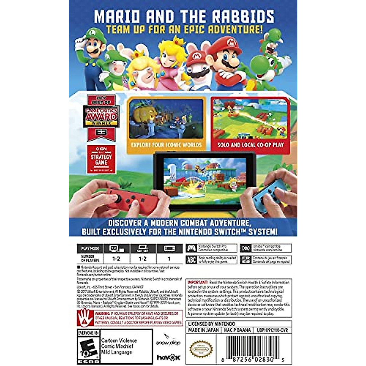 Mario + Rabbids Kingdom Battle - Nintendo Switch Standard Edition