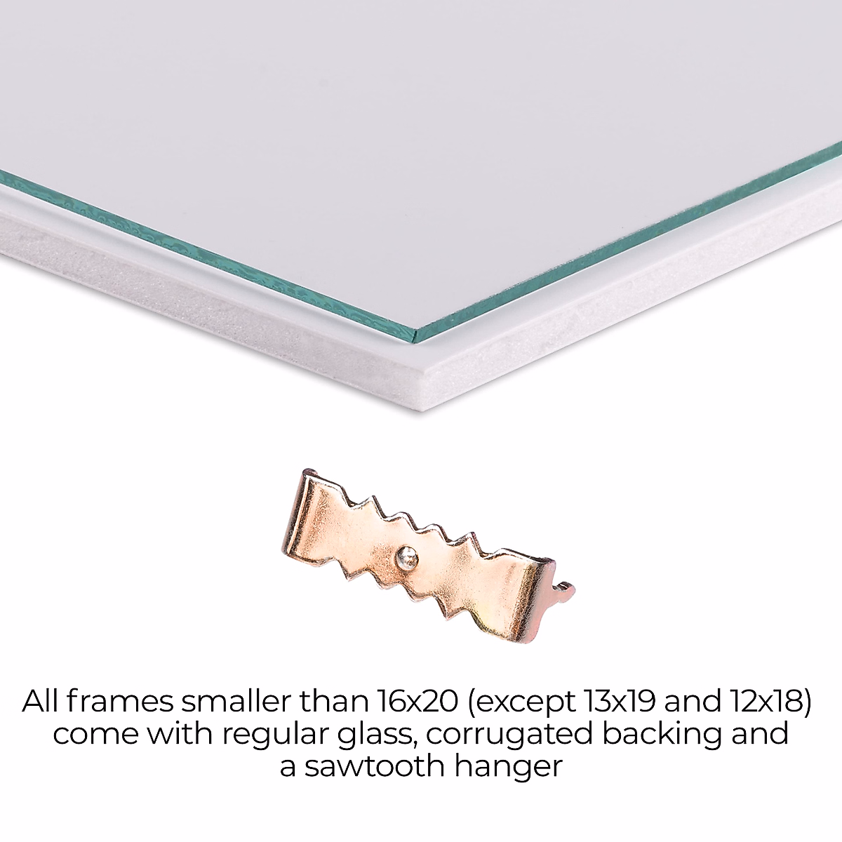 ArtToFrames 12x12 Inch Multi Picture Frame, This 0.94 Inch Custom Wood Poster Frame is Other - Comes with Foam Backing 3/16 inch and Regular Glass (FBPLE398402-12x12)