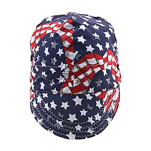 Luckyweld Welding Cap,with Flame Resistant Cotton Welders Caps Mesh Inside, Welding Hat for Men Suitable Most Welding Helmet