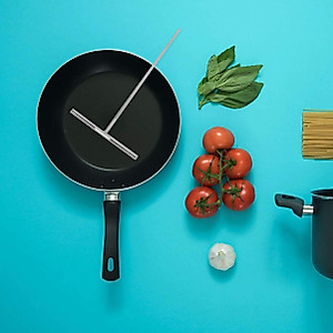 DOITOOL Crepe Pan Crepe Pan Pancake Spreader Non-stick Stainless Steel French Crepe Spreader Pancake Maker Utensils for Bakery Home Kitchen S Crepe Spatula Dough Scraper