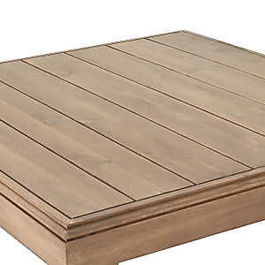 Christopher Knight Home Westchester Square Coffee Table - Acacia Wood - Brown Wash