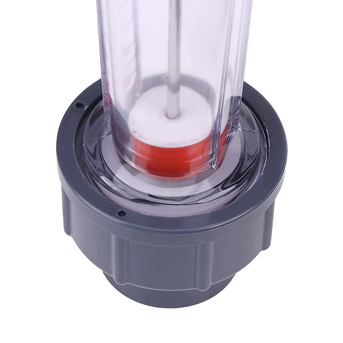 Oumefar Water Meter, Plastic Tube Type Water Meter LZS-25 Water Rotameter 300-3000L/H Water Liquid Meter Fit for DN25(1") Tube 4% Accuracy Class Liquid Flowmeter