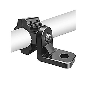 ZIDIYORUO Heavy Duty ATV Flag Mount/ATV Whip Mount for Handlebars and Rack Bars, Compatible with ATVs, Motorcycles, and Kids SXS, with Whip Light Mounting Bracket, (1pc Black)