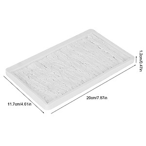 Tree Bark Shaped Non-stick Fondant Impression Mat Mould Food Grade Silicone Bread Desserts Pastry Bakeware Cake Decorating Supplies for Cupcake Wedding Birthday Party