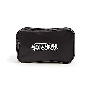 Tandem Sport Amenity Kit Bag - Professional Volleyball Referee Bag - Ref Kit with Compartments for Whistle, Net Setter, Pocket Pump, Pressure Gauge, and Penalty Cards - Black, Bag Only