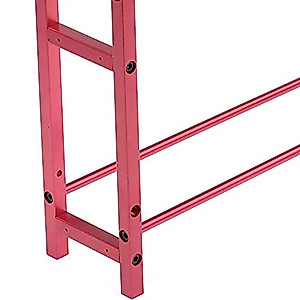 Facibom Tire Rack Storage Garage Organizer for TF2 SCX10 D90 TRX4 1/10 RC Car Truck Crawler Tires,Black