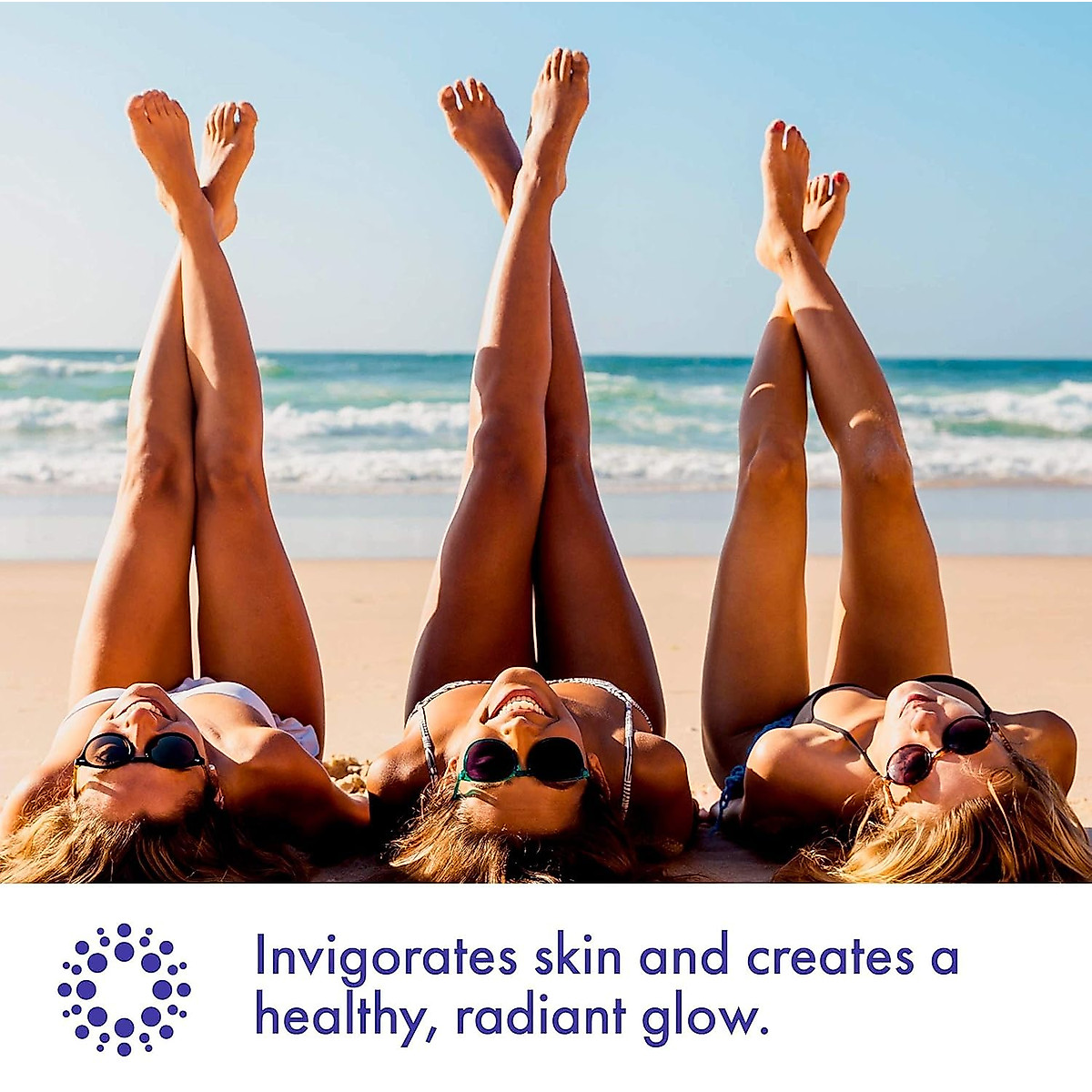 Buf-Puf Body Sponge, Bath Sponge, Dermatologist Developed, Cleanses Skin of Dirt, and Excess Oil, Reusable, Exfoliating, 5 Count