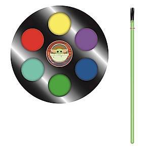 Innovative Designs Star Wars Mandalorian Baby Yoda Mega Art Set for Kids with Stickers for Painting + Coloring