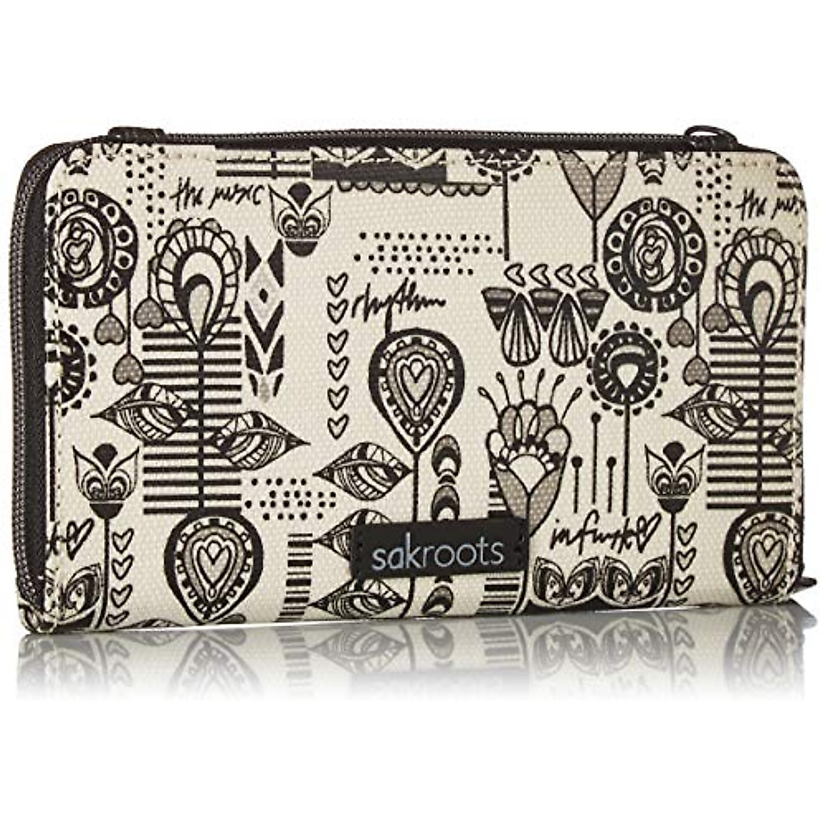 Sakroots Unisex-adults Artist Circle Large Smartphone Crossbody, Optic Dream Song