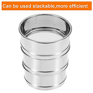 PATIKIL 300 Mesh Lab Sieve, 4" Diameter Test Sieve 304 Stainless Steel Wire Cloth (0.05mm) for Industrial Laboratory