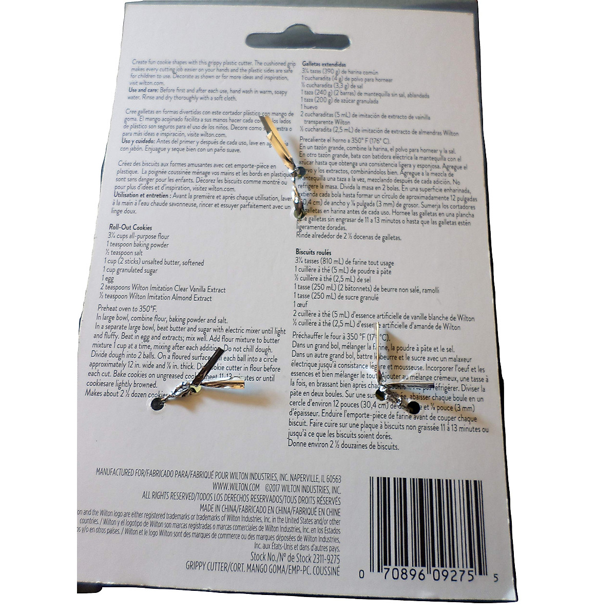 Wilton Grippy Plastic Unicorn Cookie Cutter - 3.5" W x 4.25" T