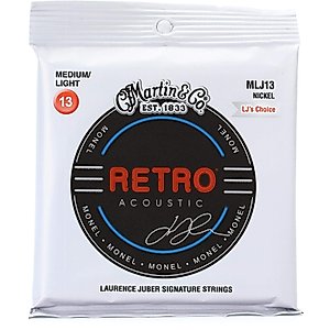 Martin Retro Acoustic Guitar Strings , .013-.056 LJ S Choice (MLJ13)