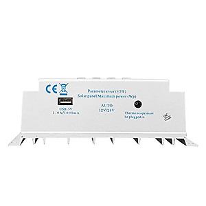 80A Solar Charge Controller, MPPT L-80 LCD Display PWM Photovoltaic Solar MPPT Charge Controller Regulador 12V/24V, Solar Panel Battery Intelligent Regulator