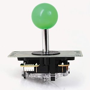 SANWA JLF-TP-8YT Arcade Joystick (Black Ball Top) - Premium, High Precision, Responsive Controls, Multi-Platform Compatible - Ideal for Gaming Enthusiasts, for Arcade Jamma Game 4 & 8 Way Adjustable