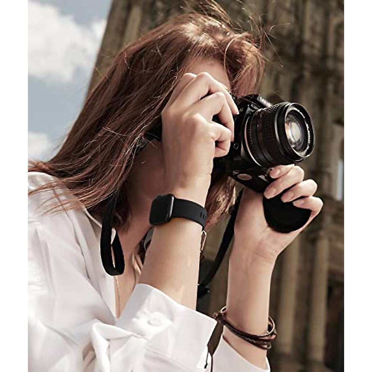 Haveda Compatible for Apple Watch Band 41mm 38mm 40mm 45mm 42mm 44mm, Soft Silicone Sport Replacement Strap Compatible with iWatch SE Series 7 Series 6/5/4/3/2/1 Women Men