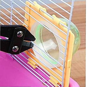 Ayrsjcl Hamster Cage Hole Cover 4pcs DIY Hamster Tunnel External Tube Stopper Plug End Cap Interface Fitting with Ventilated Holes (Random Color)