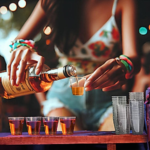 Party Essentials 50 Count 2 oz Shot Glasses, 2-Ounce Clear
