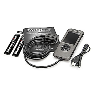 NEW SUPERCHIPS FLASHCAL F5 IN-CAB TUNER,GASOLINE,COMPATIBLE WITH 1999-2020 FORD F-SERIES GAS TRUCKS,1999-2018 FORD F-SERIES DIESEL TRUCKS & 2019 FORD F-150 3.0L POWER STROKE DIESEL ENGINES