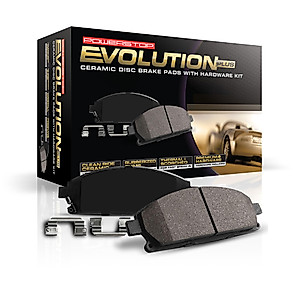 Power Stop 17-1602, Z17 Rear Ceramic Brake Pads with Hardware, multicolor For 2012-2017 Ford F-150 [Models with Manual Parking Brake] | 2012-2018 Ford F-150 Raptor
