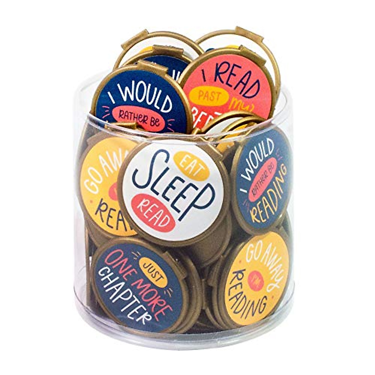 Wordy Junior Quotes Bulk Bookmarks for Kids "Clip Over The Page" - 75 Pack - Bulk Bookmarks for Kids Girls Boys. Perfect Student Incentives Prizes Party Favors Classroom Rewards & Reading Awards!