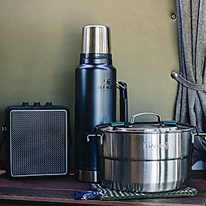 Stanley Classic Vacuum Insulated Wide Mouth Bottle, Nightfall - BPA-Free 18/8 Stainless Steel Thermos for Cold & Hot Beverages – Keeps Liquid Hot or Cold for Up to 24 Hours – Lifetime Warranty